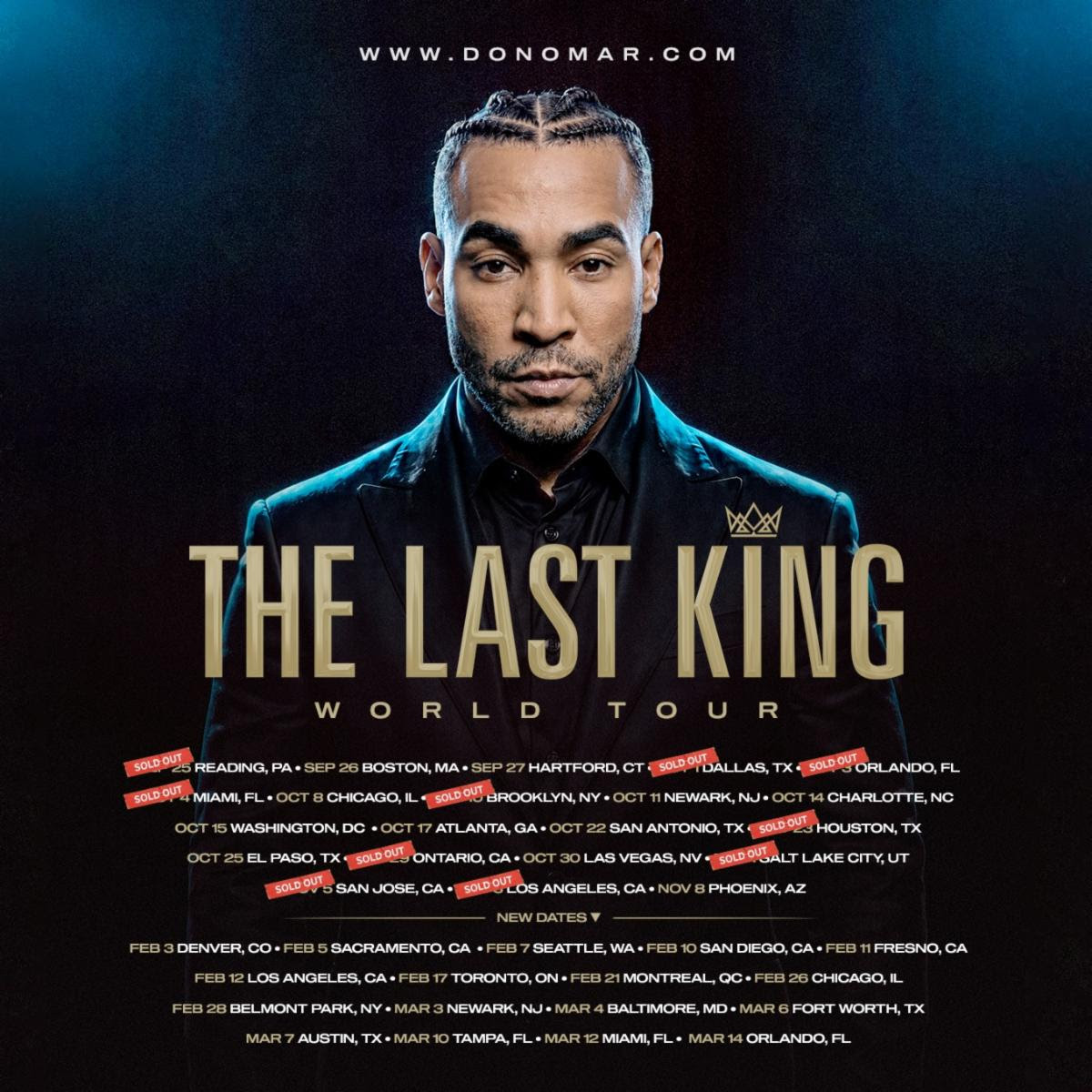 Don Omar expande “The Last King World Tour” tras una demanda sin ...